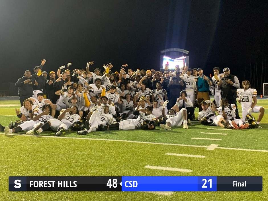 The Forest Hills Yellow Jackets defeat the Community School of Davidson ...