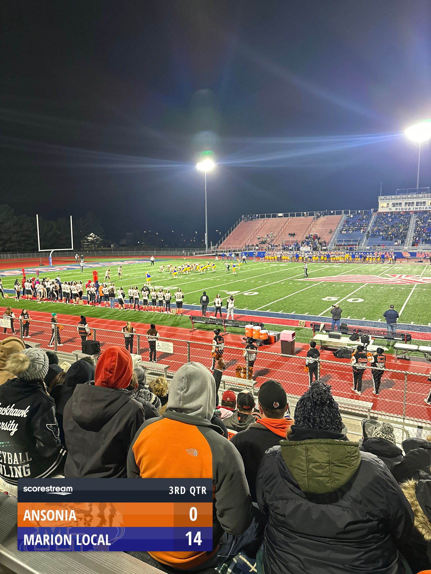 The Marion Local Flyers defeat the Ansonia Tigers 48 to 0 - ScoreStream