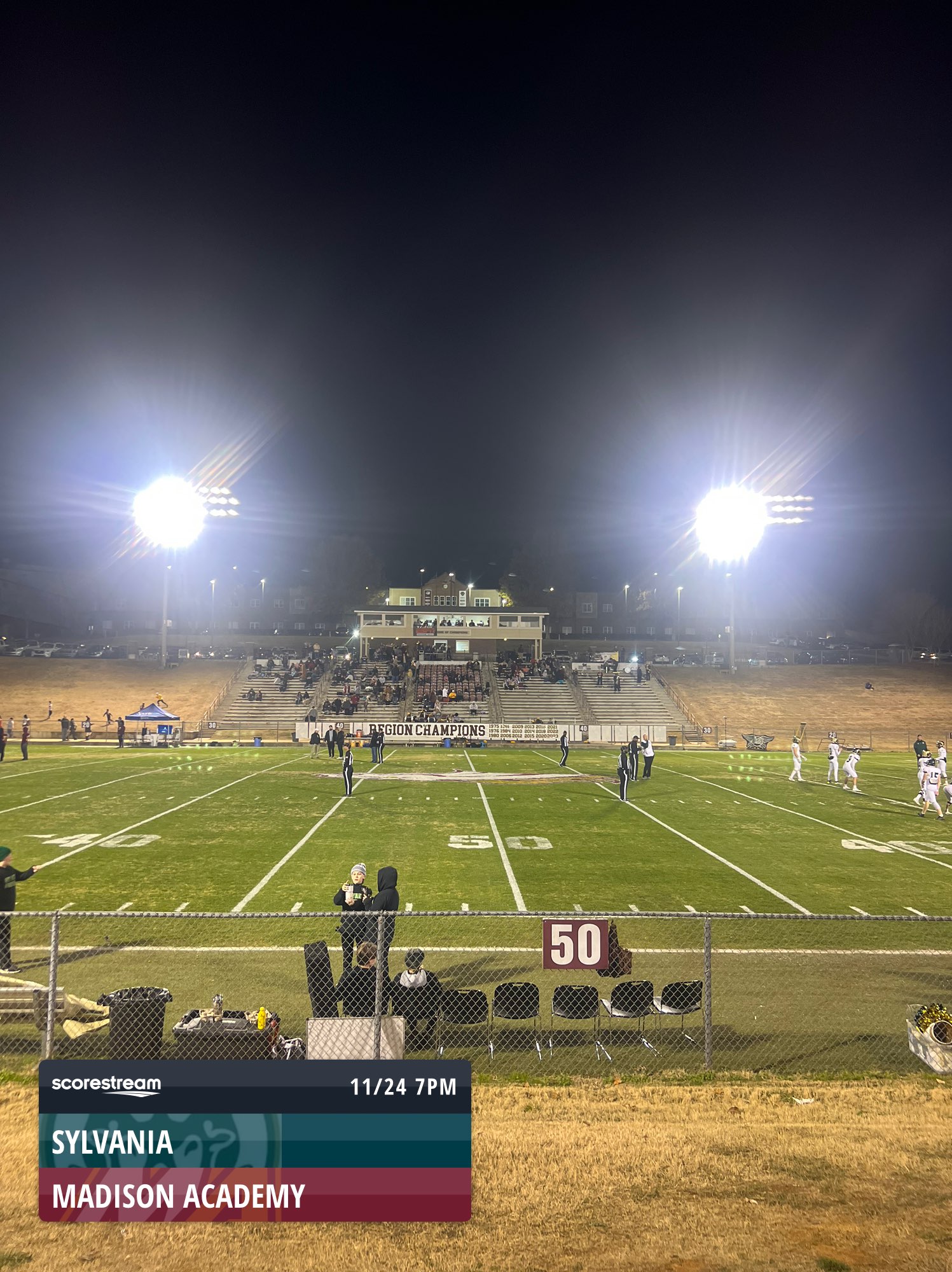 The Madison Academy Mustangs defeat the Sylvania Rams 35 to 28 ...