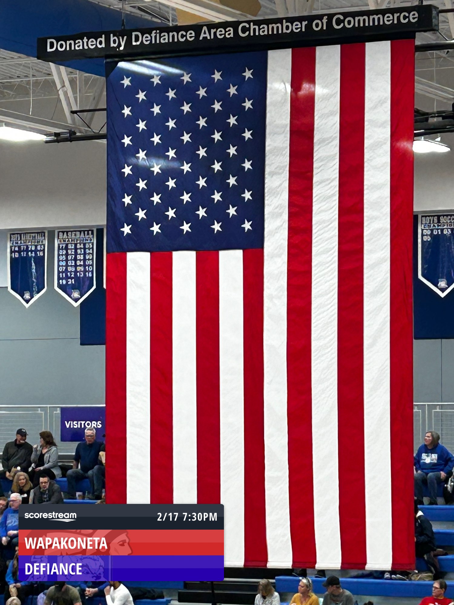 The Defiance Bulldogs defeat the Wapakoneta Redskins 63 to 47 - ScoreStream
