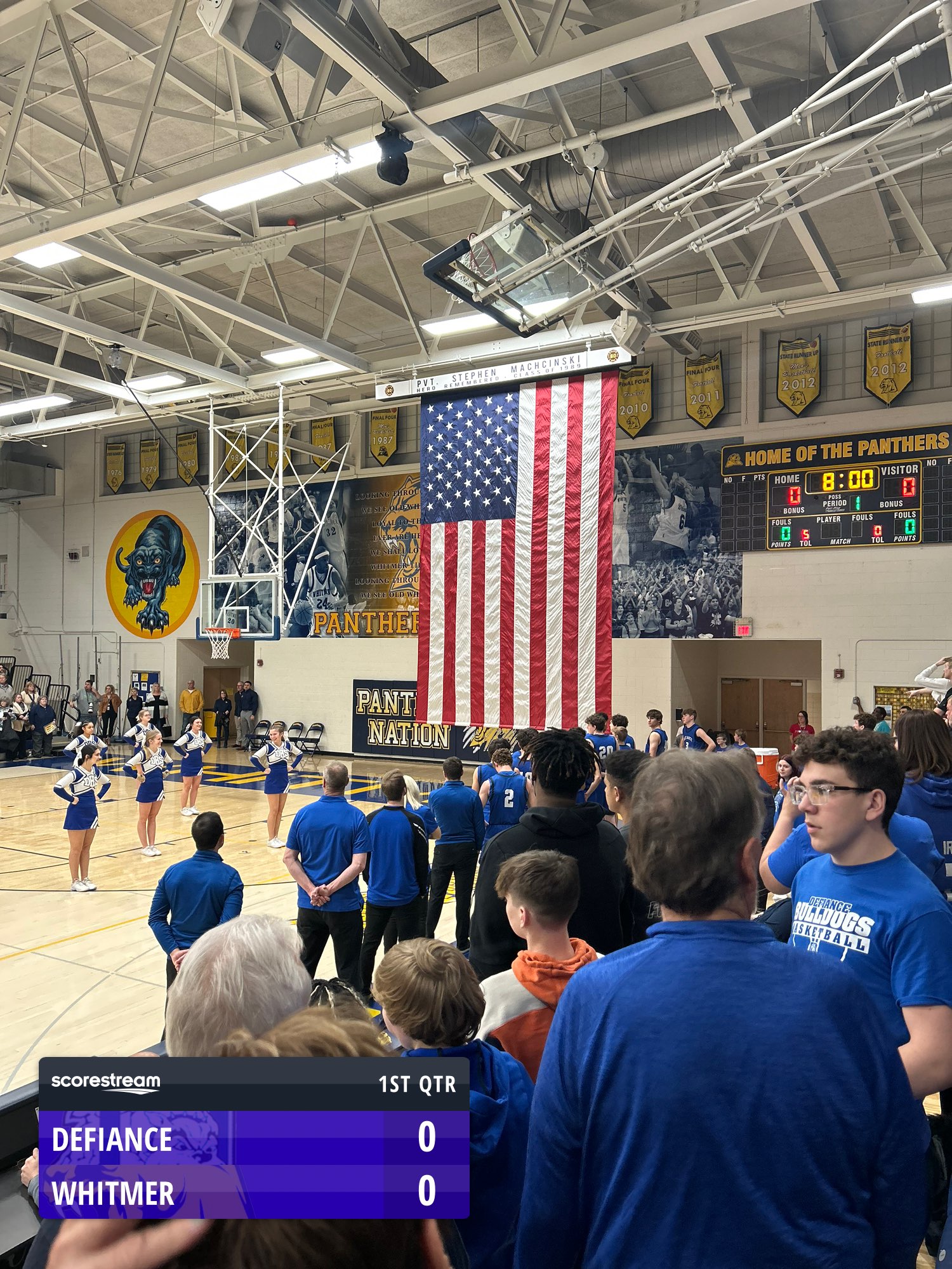 The Whitmer Panthers defeat the Defiance Bulldogs 69 to 58 - ScoreStream