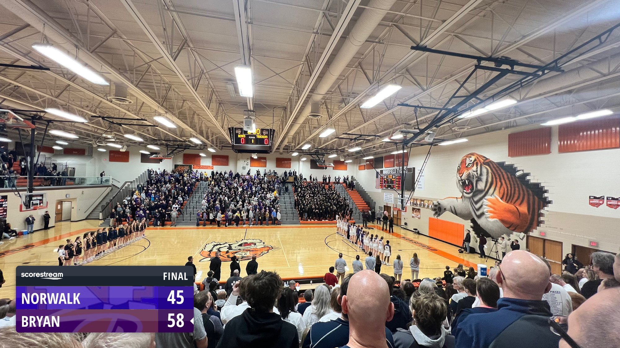 The Bryan Golden Bears defeat the Norwalk Truckers 58 to 45 - ScoreStream