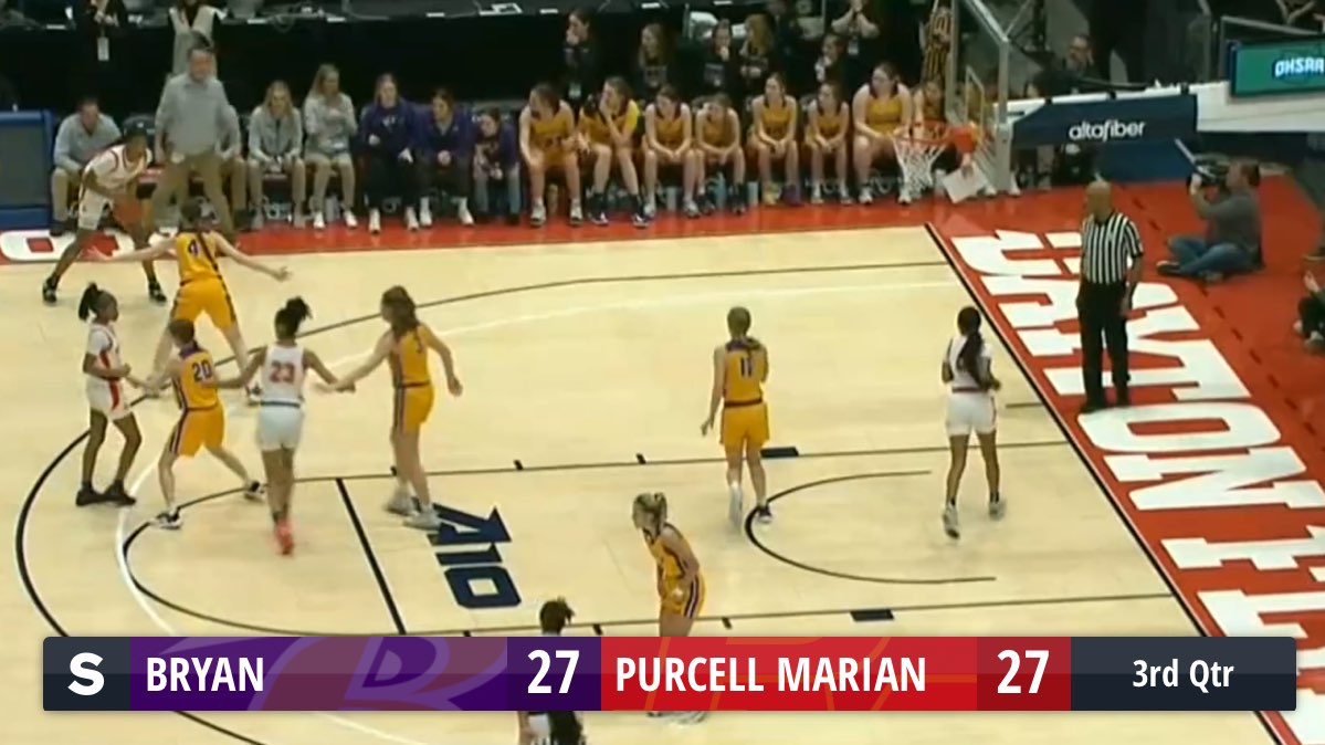The Purcell Marian Cavaliers defeat the Bryan Golden Bears 61 to 47 ...