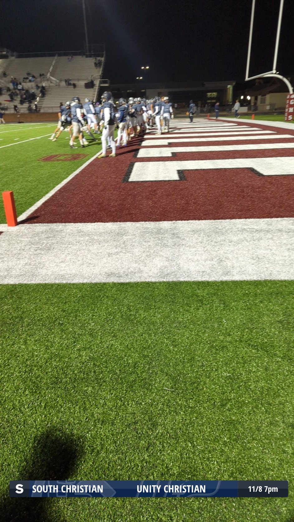 The South Christian Sailors defeat the Unity Christian Crusaders 35 to ...