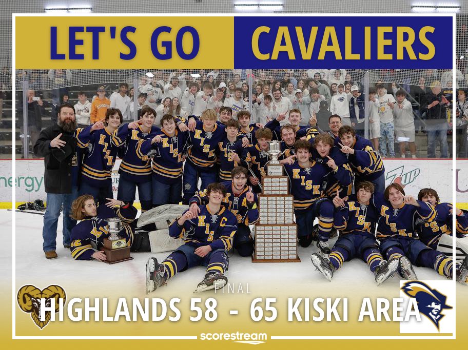 The Kiski Cavaliers defeat the Highlands Golden Rams 65 to 58 - ScoreStream