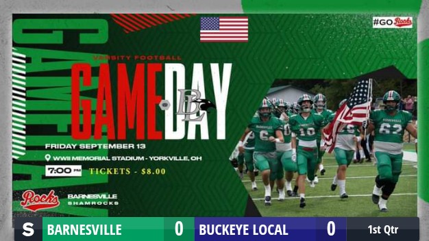 The Barnesville Shamrocks defeat the Buckeye Local Panthers 57 to 7 ...