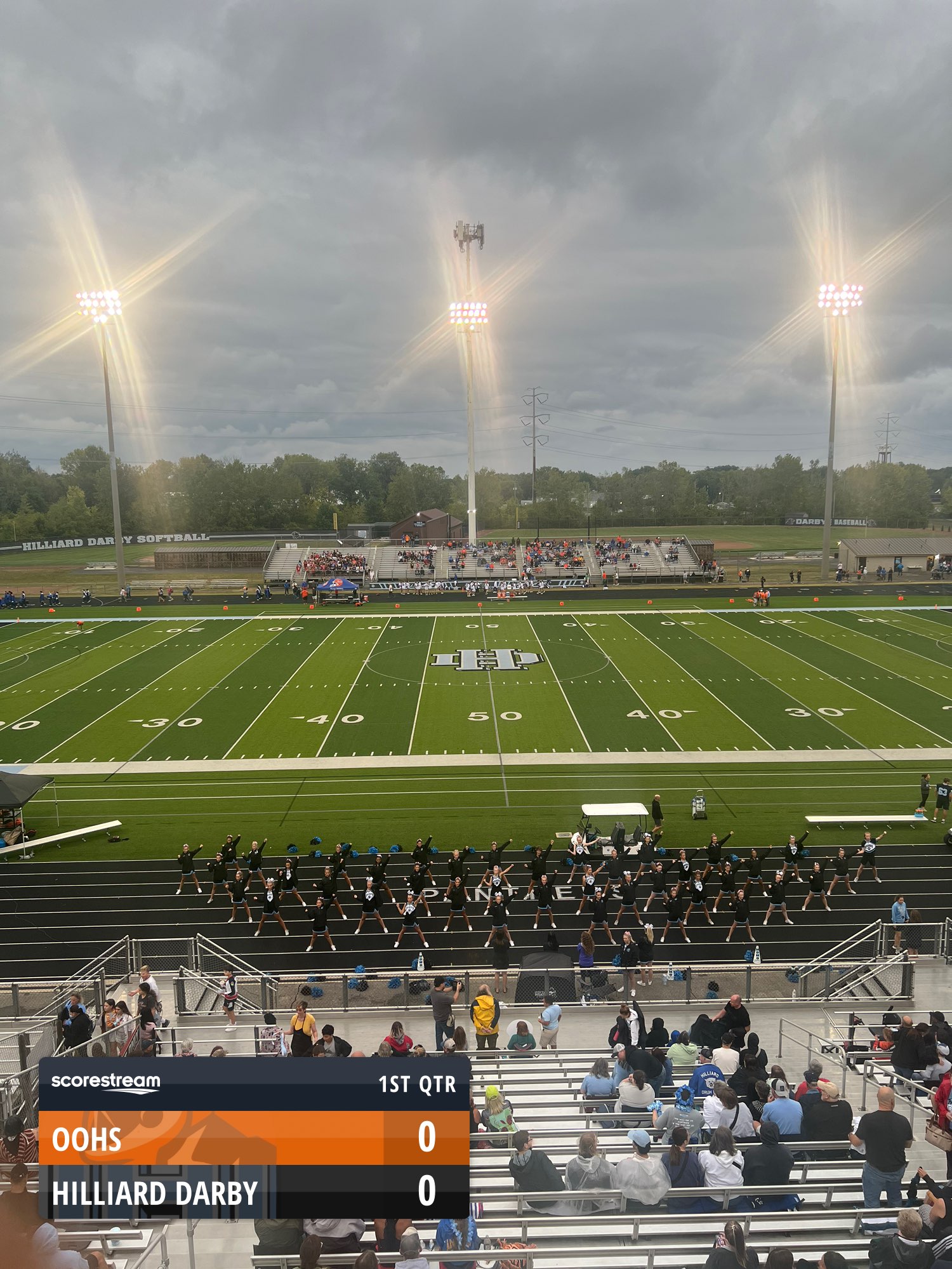 The Olentangy Orange Pioneers defeat the Hilliard Darby Panthers 36 to ...