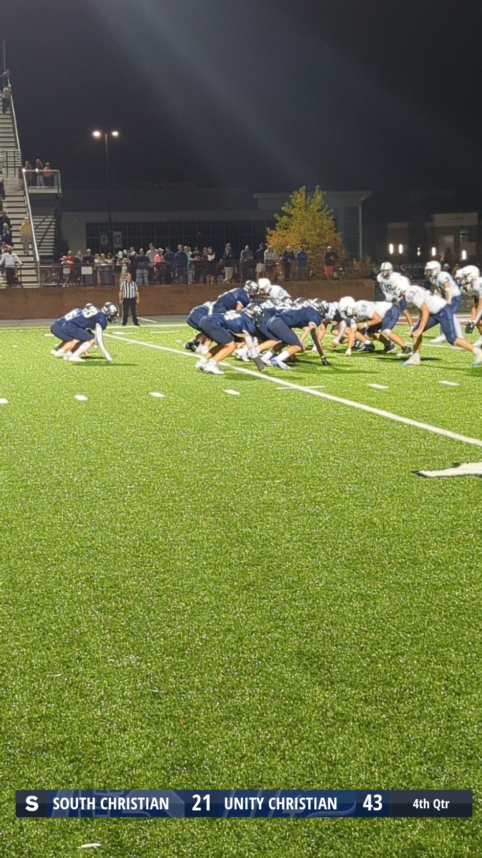 The Unity Christian Crusaders defeat the South Christian Sailors 50 to ...