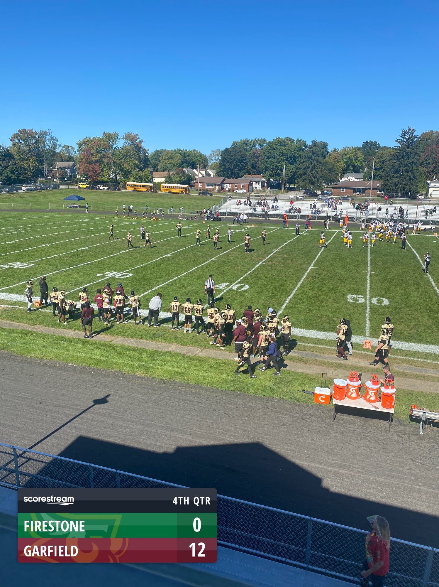The Garfield Rams defeat the Firestone Falcons 12 to 0 - ScoreStream