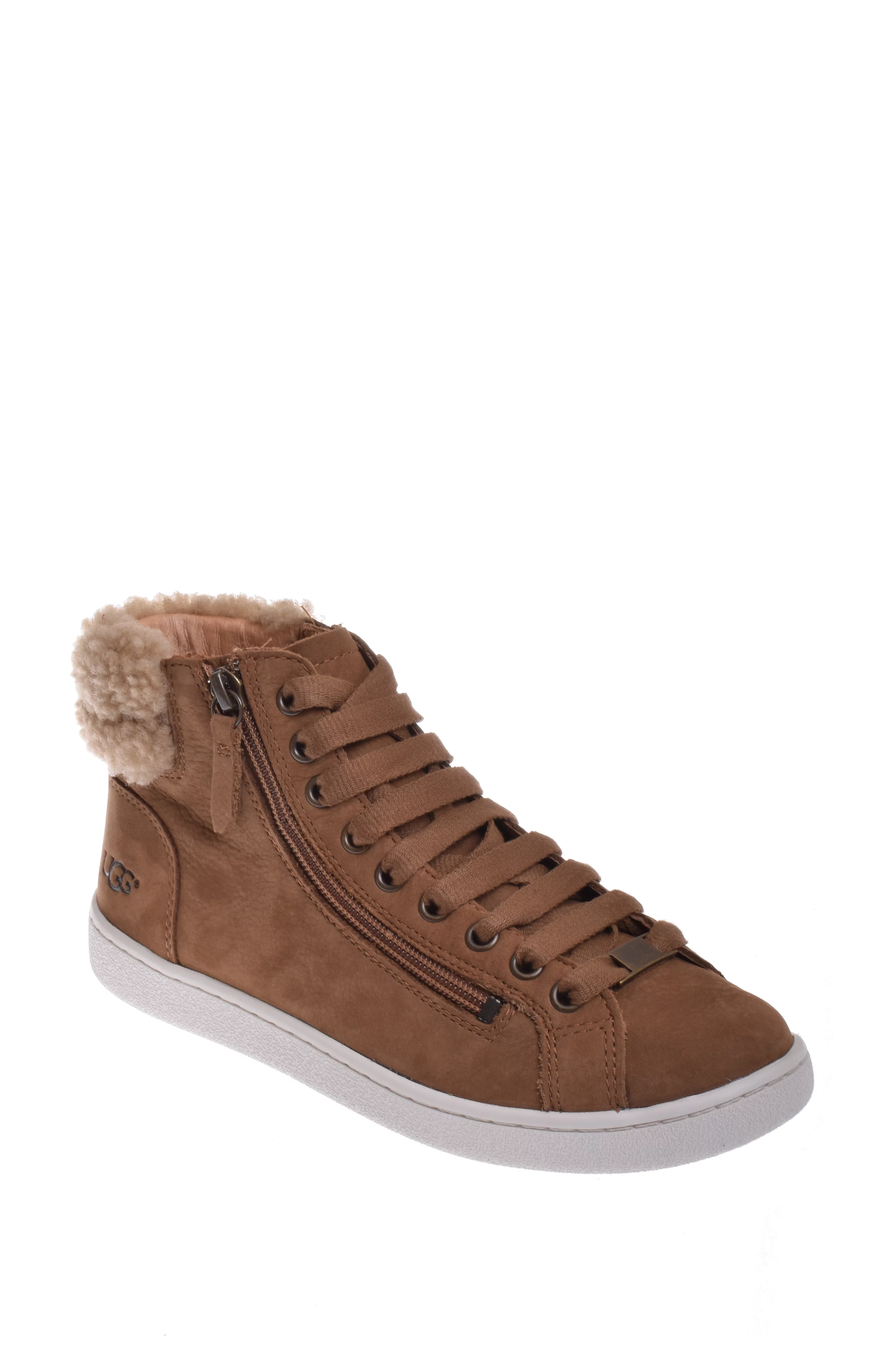 UGG Brandclub Ugg Olive Hi Top Sneaker Chestnut