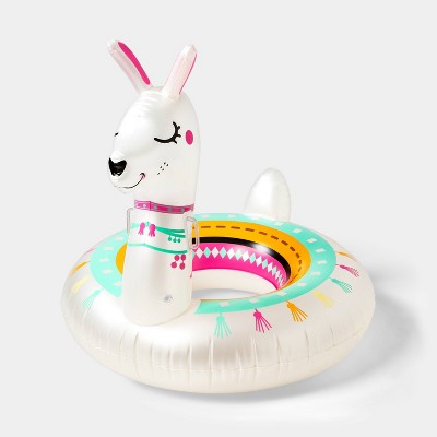 Sun Squad Brandclub Llama Pool Float Bright White Sun Squad