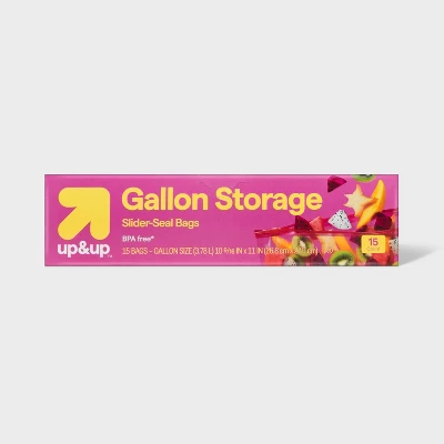 Up Up Brandclub Gallon Storage Bags 20ct up up