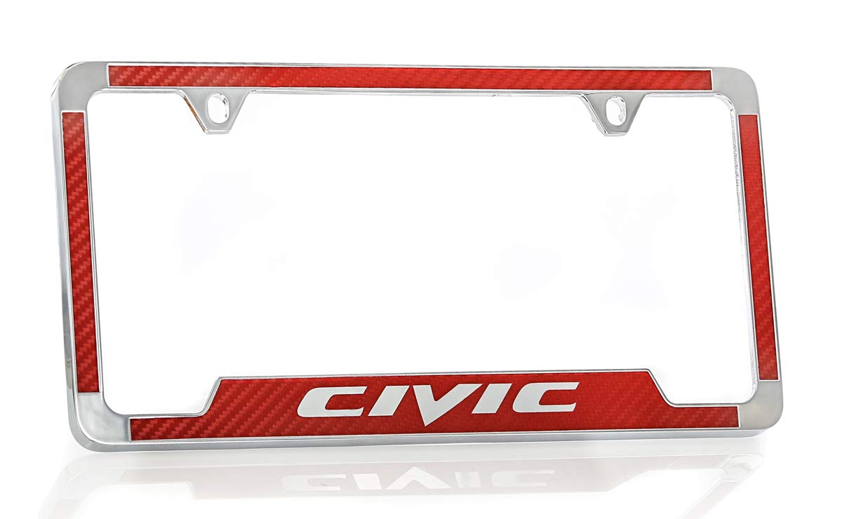 Honda civic license plate frame store