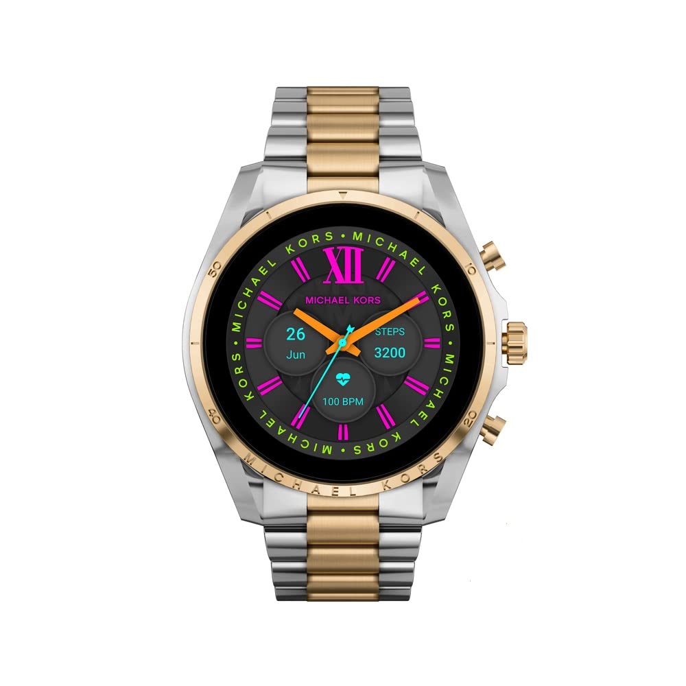 Michael Kors Brandclub Michael Kors Men s or Women s Gen 6 44mm Touchscreen Smart Watch with Alexa Built In Fitness Tracker Sleep Tracker GPS Music Control Smartphone Notifications Model MKT5136V