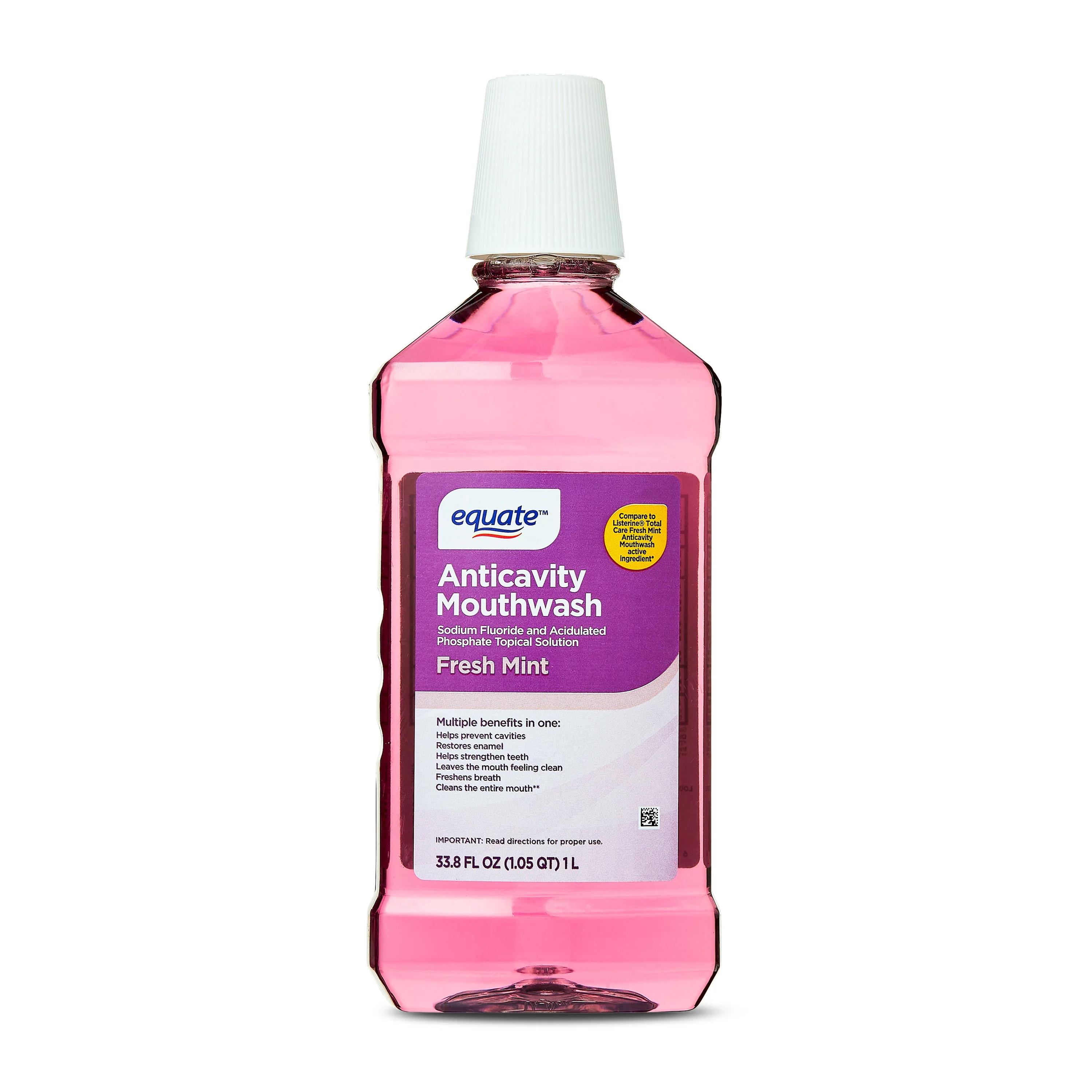 Brandclub - Equate Restoring Anticavity Fluoride Mouthwash, Refreshing ...