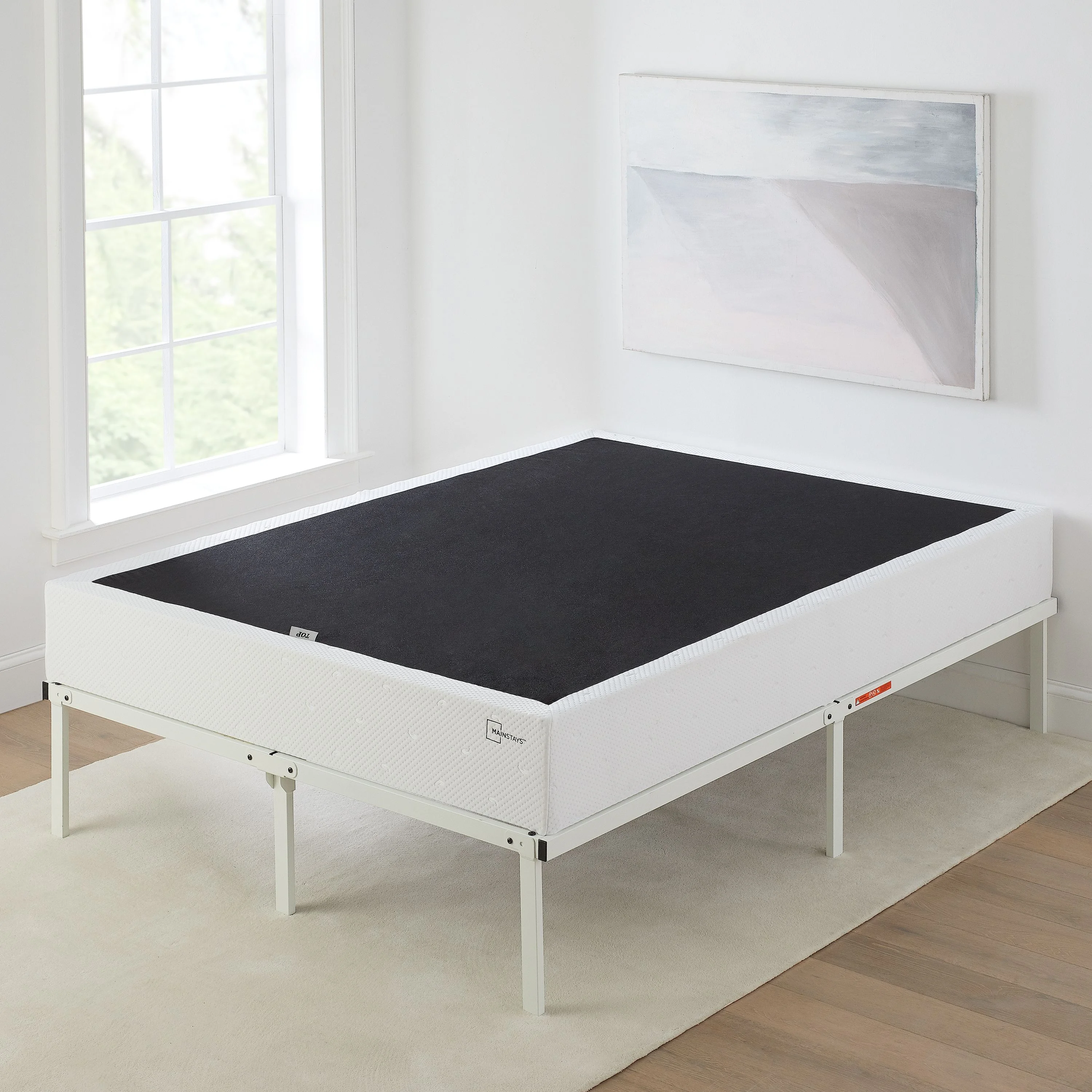 Mainstay Brandclub Mainstays 9 California King High Profile Easy Assembly Smart Metal Box Spring Mattress Bed Frame Not Included