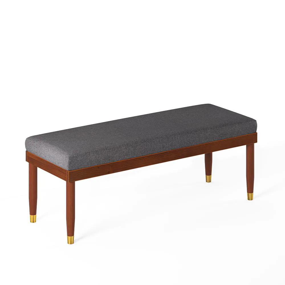 Zinus Brandclub ZINUS Becky 36 Inch Wood Bench Farmhouse Style Solid Wood Dining Bench Easy Assembly