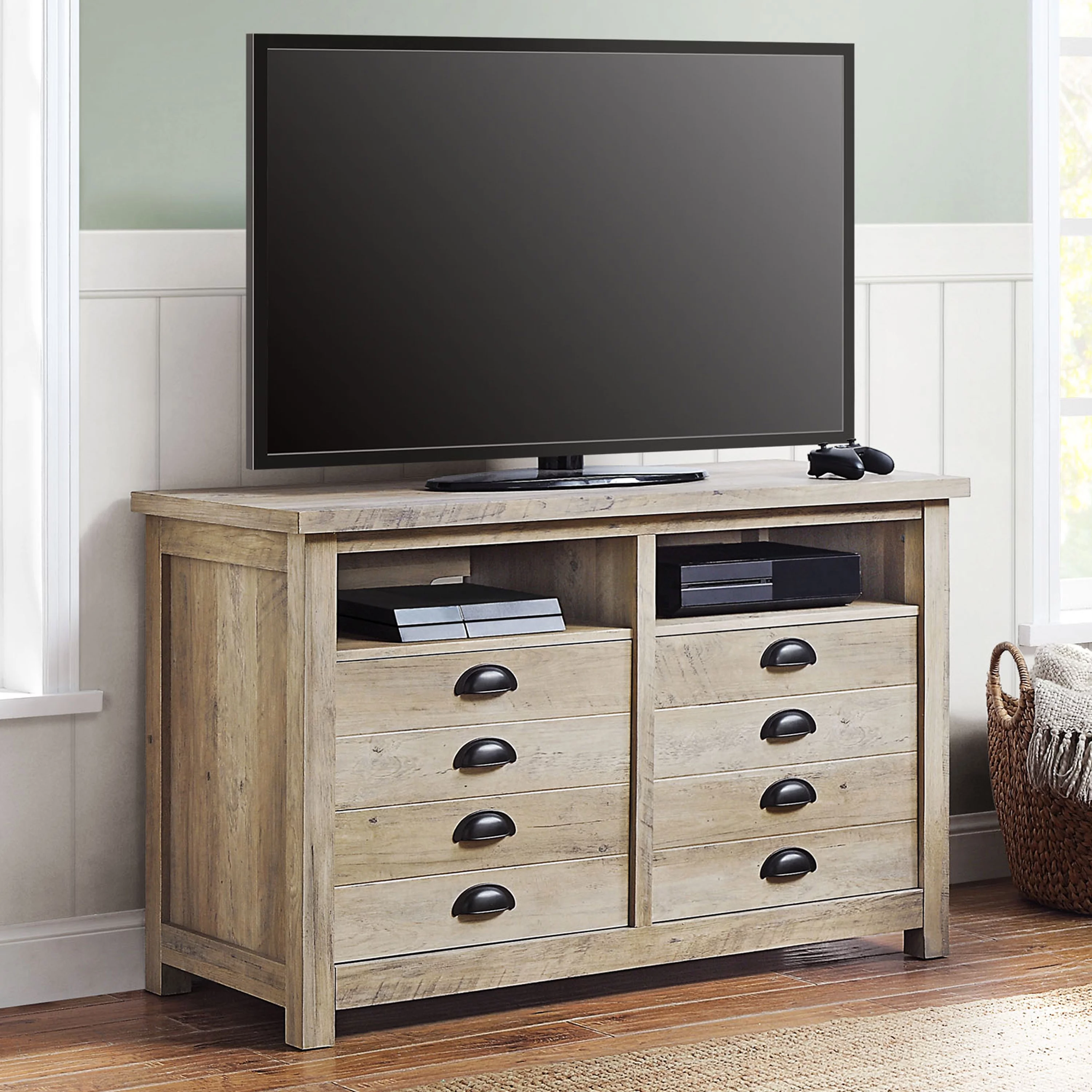 Bhg farmhouse tv stand store