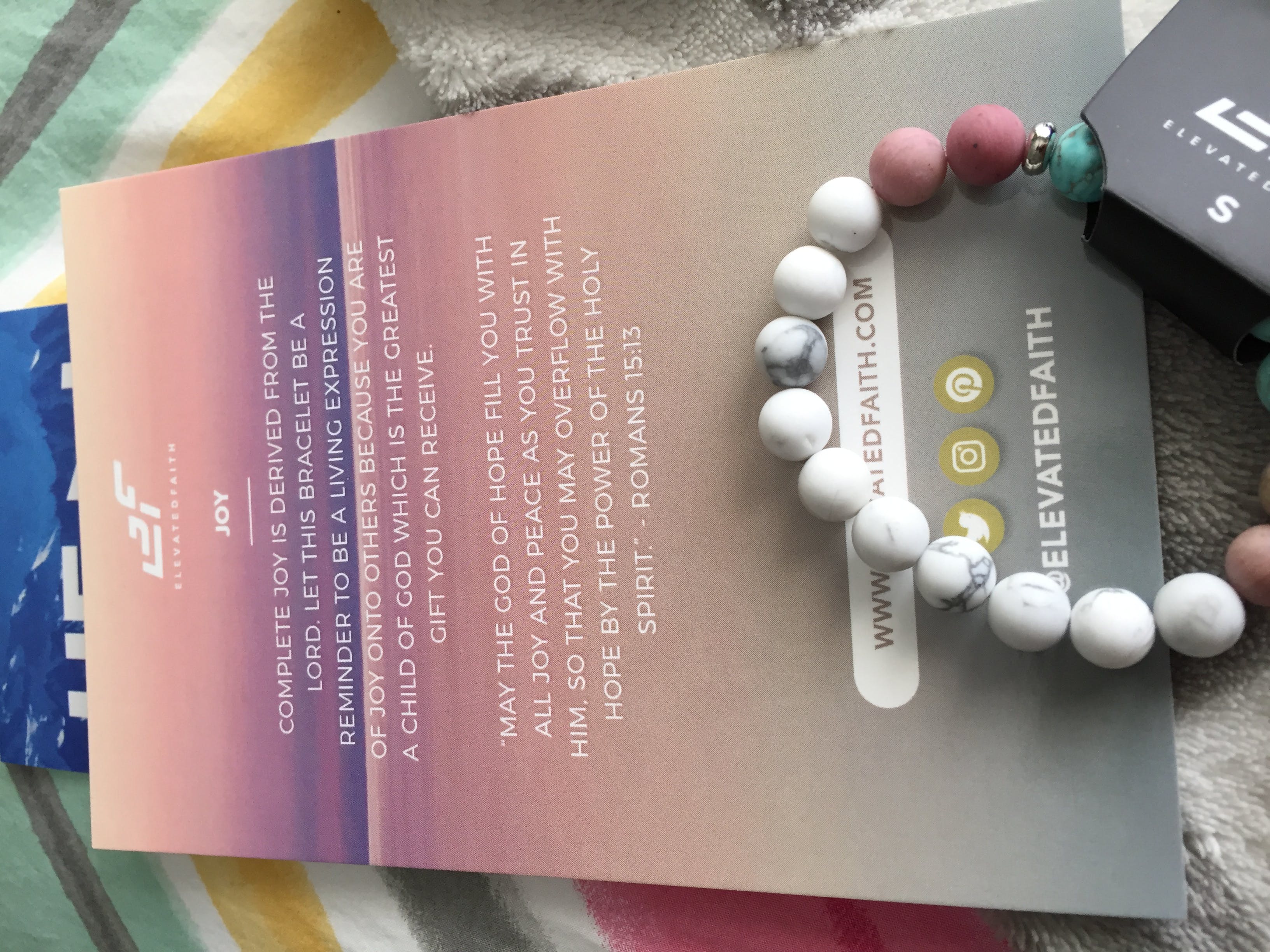 Joy Bracelet | Stone Bracelets | Elevated Faith