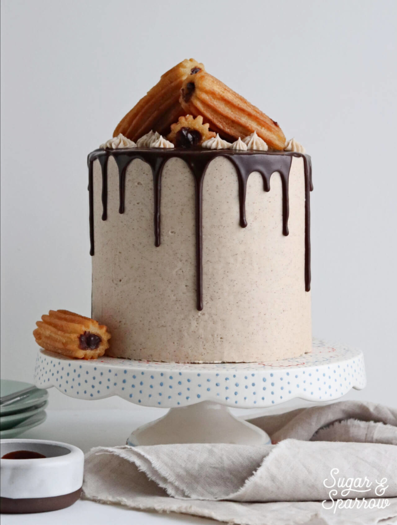 The Tastiest Churro Cake Recipe - Sugar & Sparrow