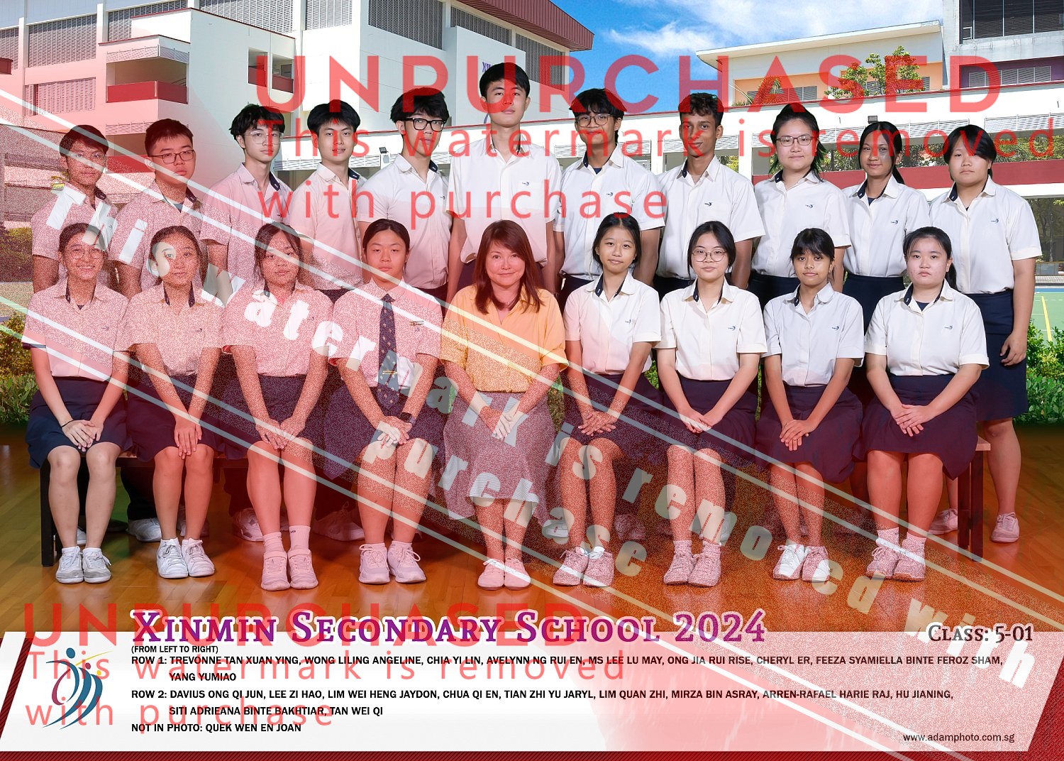 Xinmin Secondary School - Class 2024 - Schools 2024 - ADAMPHOTO