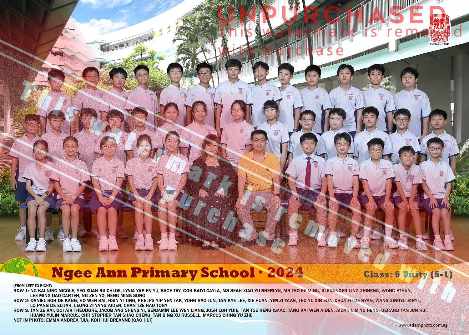 Ngee Ann Primary School - Class 2024 - Schools 2024 - ADAMPHOTO