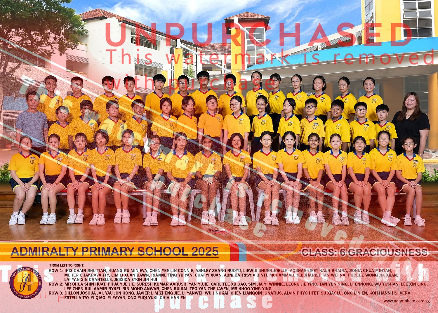 Admiralty Primary School - Class 2025 - Schools 2025 - ADAMPHOTO