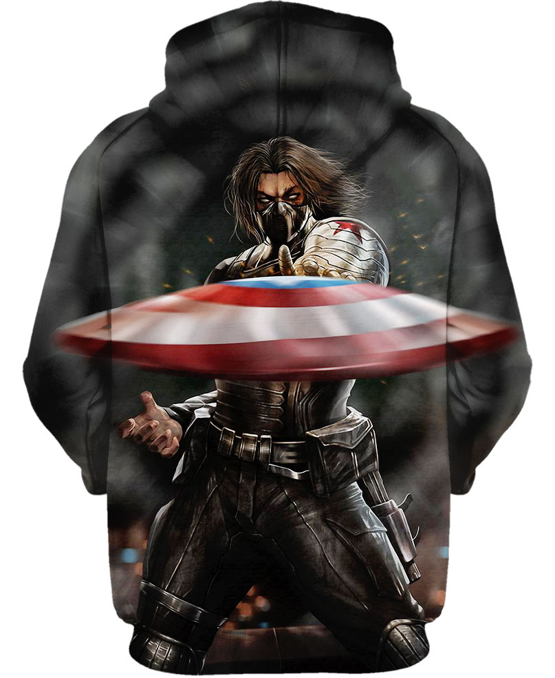 Winter Soldier Bucky Hoodie & T Shirt – TheGoats.Store