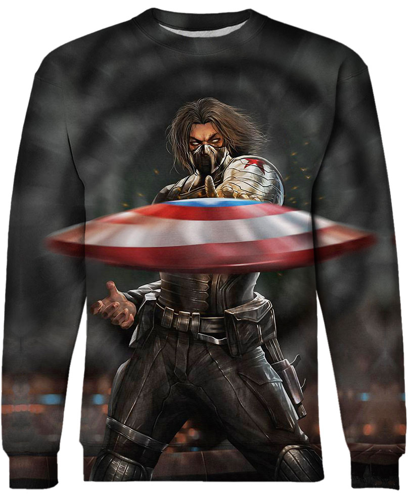 Winter Soldier Bucky Hoodie & T Shirt – TheGoats.Store