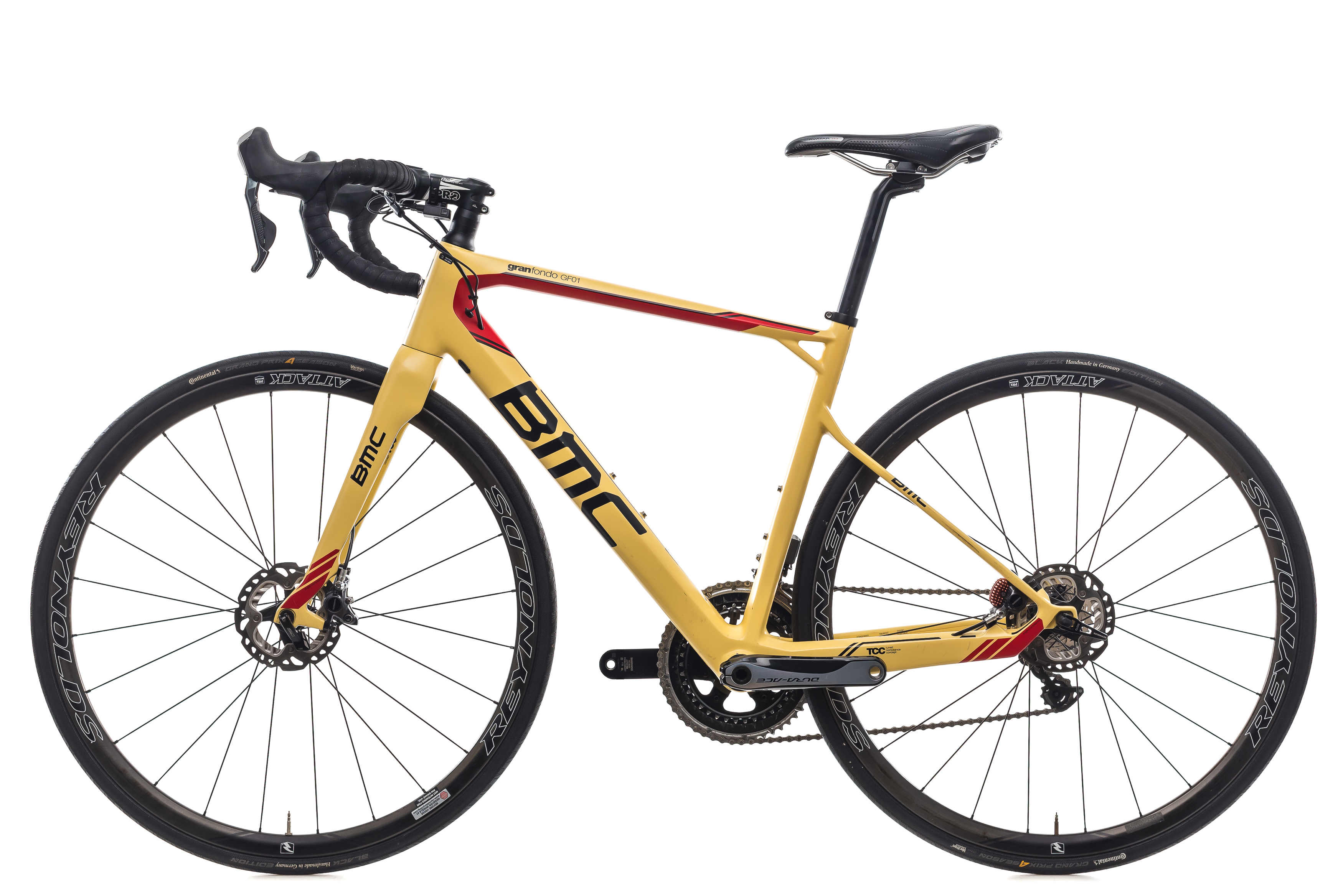 2016 BMC Granfondo GF01 Disc Road Bike 51cm Small Carbon Shimano Dura