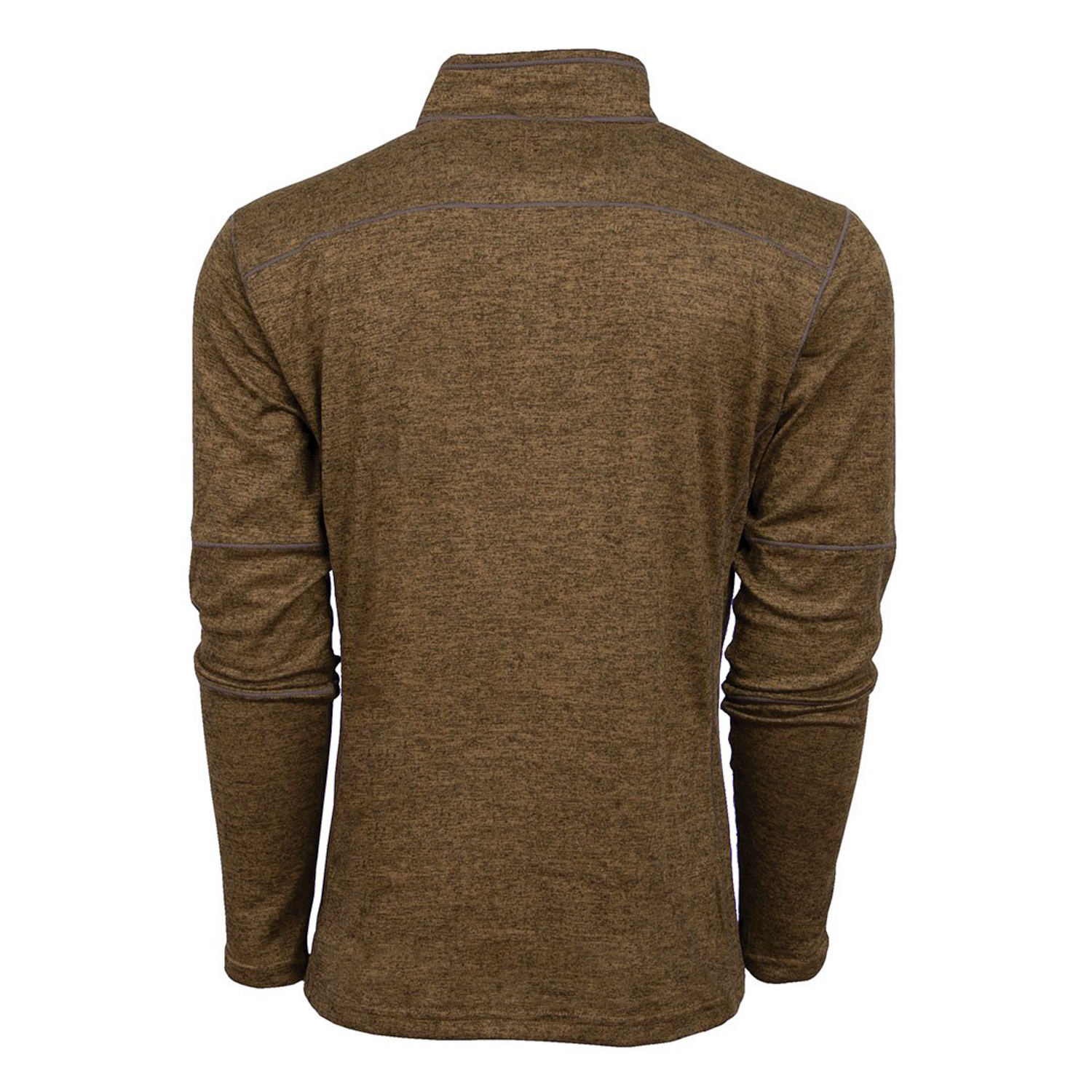 STS Ranchwear Mens Quarter Zip Chocolate Polyester Pullover Sweater | eBay
