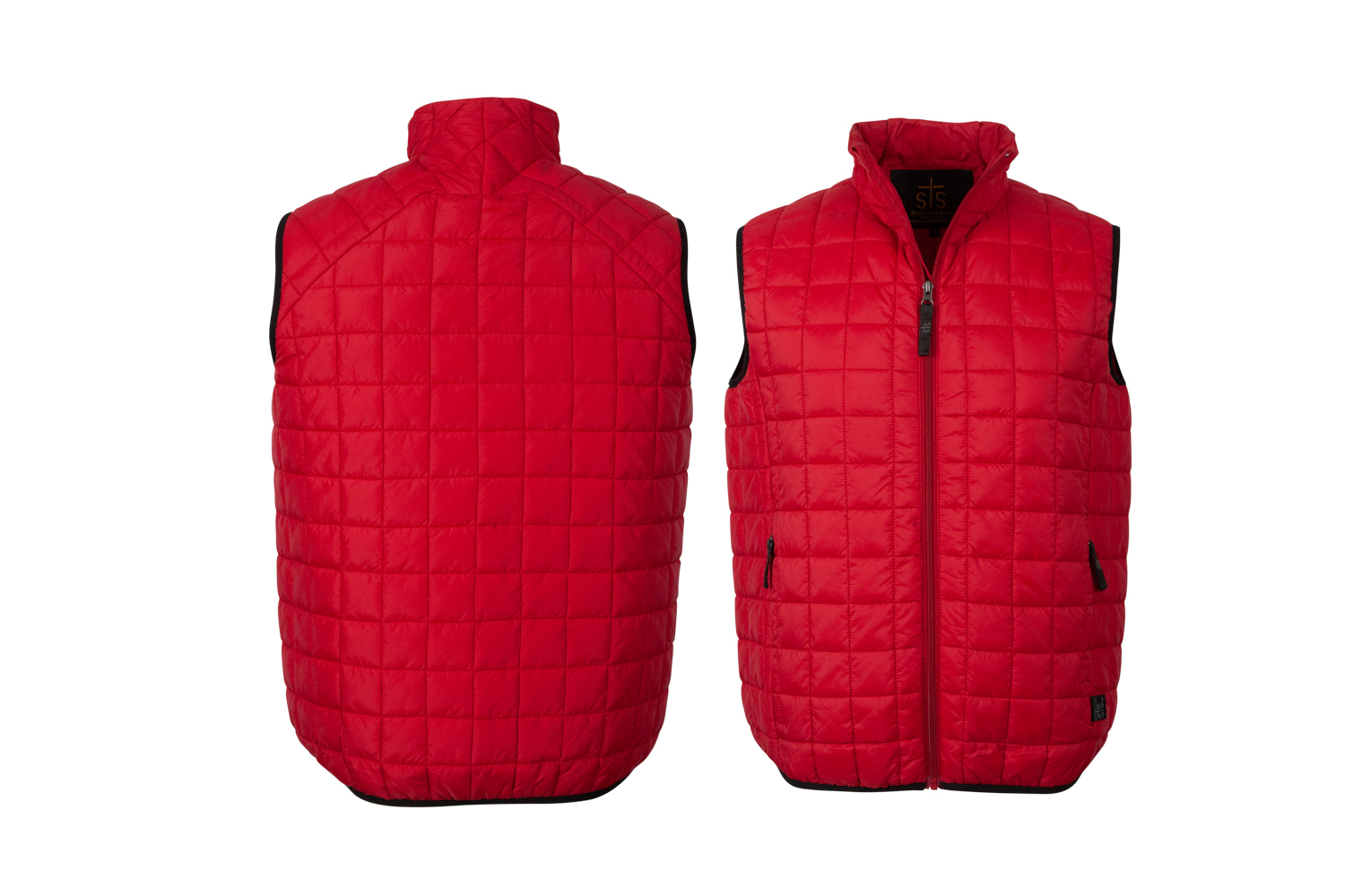 STS Ranchwear Mens Wesley Red 100% Polyester Softshell Vest | eBay