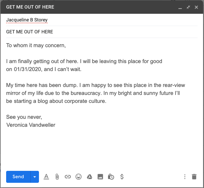 Resignation Letter Template Email Builder Think Save Retire