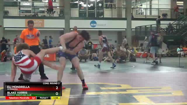 Blake Harris (Bradley Wrestling Club) vs Eli Mondrella (SloshKosh)