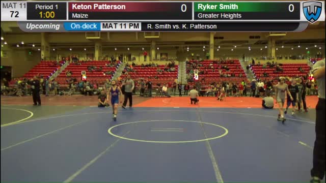 Ryker Smith (Greater Heights) vs Keton Patterson (Maize)
