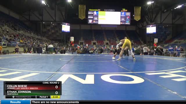 Ethan Johnson (Northfield) vs Collin Boese (Howard Lake-Waverly-Winsted)
