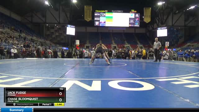 Jack Fudge (Perham) vs Chase Bloomquist (Prior Lake)
