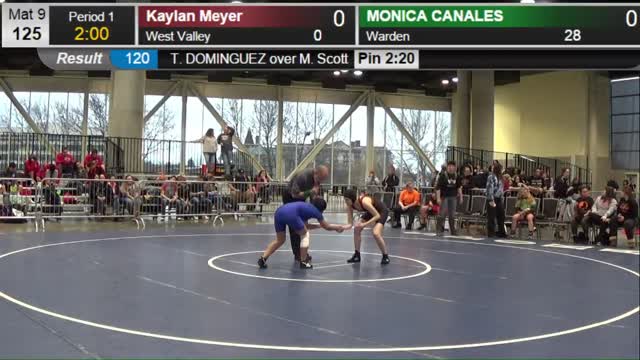 MONICA CANALES (Warden) vs Kaylan Meyer (West Valley)