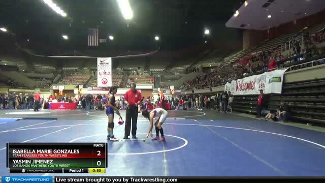 Yasmin Jimenez (Los Banos Panthers Youth Wrest) vs Isabella marie ...