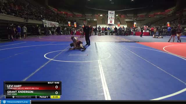 Levi Hart (Tehachapi Valley Wrestling Clu) vs Grant Anderson (Mad dawg)