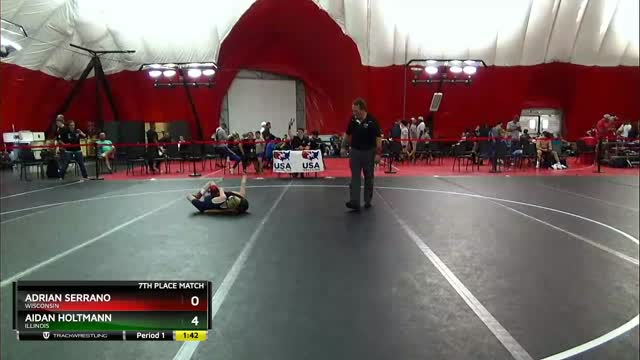 Adrian Serrano (Wisconsin) vs Aidan Holtmann (Illinois)