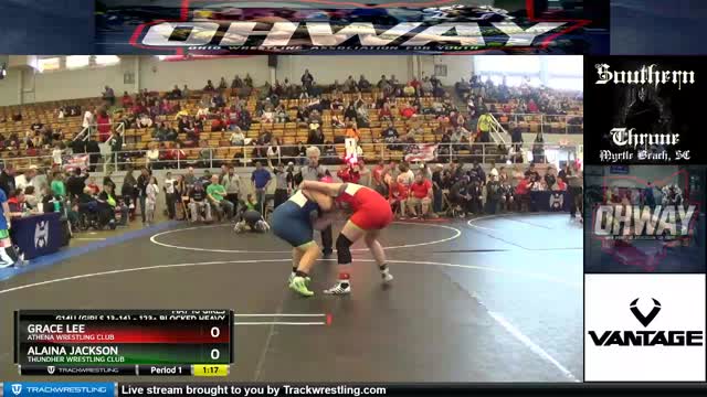 Alaina Jackson (Thundher Wrestling Club) vs Grace Lee (Athena Wrestling ...