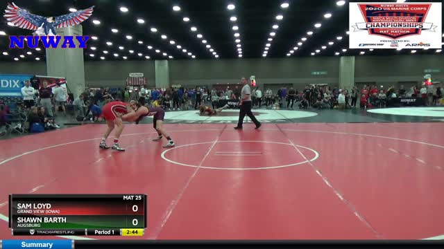 Shawn Barth (Augsburg) vs Sam Loyd (Grand View (Iowa))