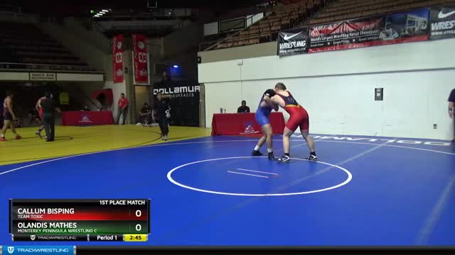 Callum Bisping (Team Toxic) vs Olandis Mathes (Monterey Peninsula ...