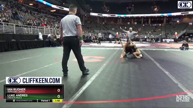 Luke Andres (Lincoln Pius X) vs Ian Rudner (Papillion-LaVista)