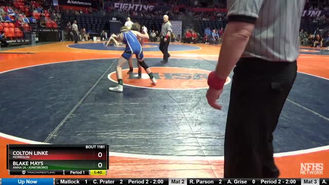 Blake Mays (Anna (A.-Jonesboro)) vs Colton Linke (Morrison)