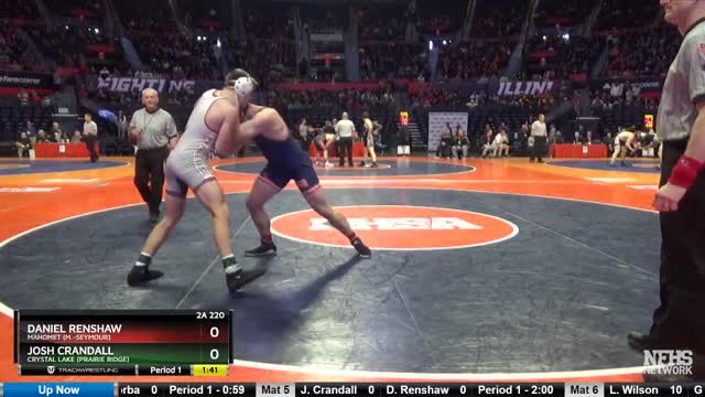 Josh Crandall (Crystal Lake (Prairie Ridge)) vs Daniel Renshaw (Mahomet ...