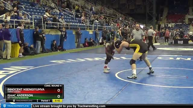 Innocent Nsengiyumva (Fargo Davies) vs Isaac Anderson (Hettinger/Scranton)