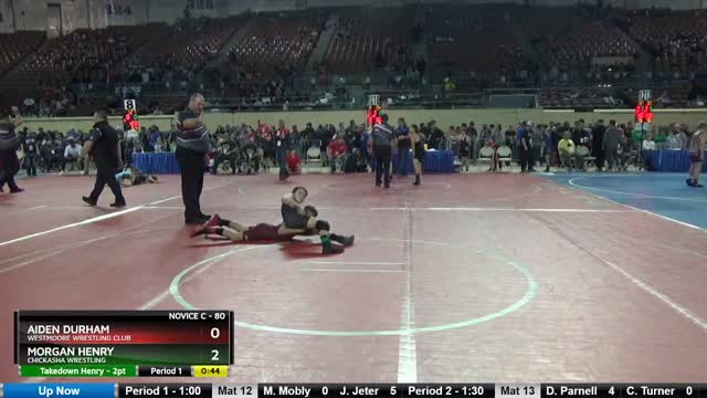 Morgan Henry (Chickasha Wrestling) vs Aiden Durham (Westmoore Wrestling ...