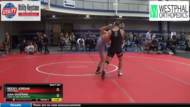Rocky Jordan (Ohio State) vs Dan Shafran (Long Island University)